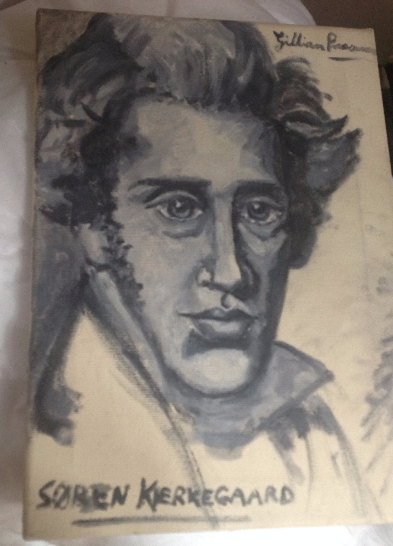 Søren Kierkegaard – Art by Gillian Lazarus